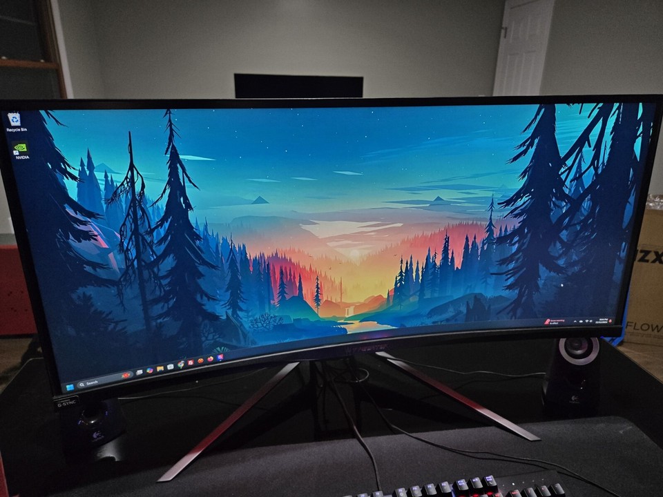 Acer Predator x34 IPS Gaming Monitor 120hz ultra wide curved G-SYNC | eBay