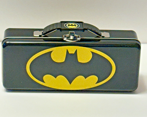 DC Comics Batman Black Tool Tin Pencil/Pen Case with Handle Latch ...