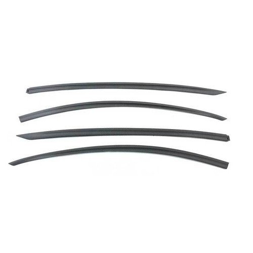 Matte Carbon Fiber Side Window Visor Sun Rain Shield For Tesla Model Y ...