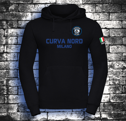 FELPA CAPPUCCIO INTER CN69 CURVA NORD ULTRAS MILANO INTERNAZIONALE | eBay
