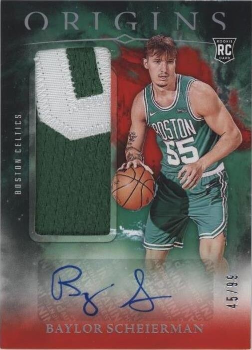 2024-25 Panini Origins - Rookie Jersey Autographs Baylor Scheierman # ...