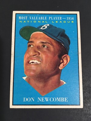 1961 TOPPS DON NEWCOMBE MVP, #483, NM (Free Shipping On Any 3!) | eBay