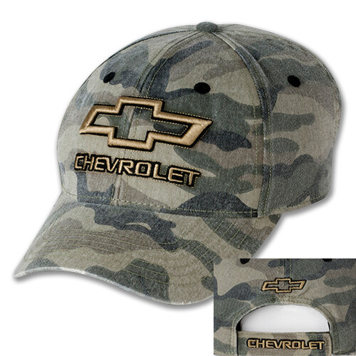 CHEVROLET Bowtie Camo Base Ball CAP HAT Many Camouflage Options To Pick ...