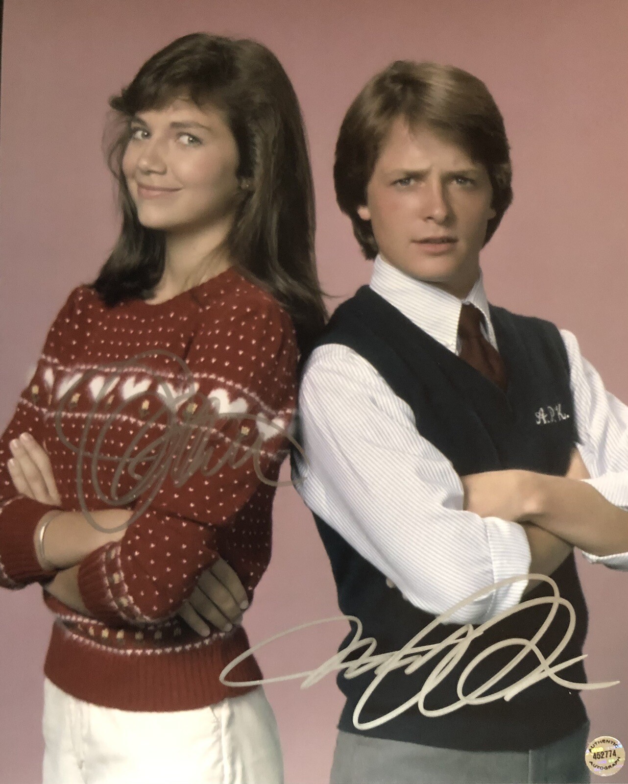 Michael J. Fox & Justine Bateman - Signed 8x10 - Autographed New ...