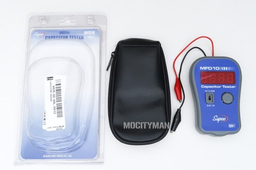Supco MFD10 Digital Capacitor Meter Capacitance Tester Genuine USA Made ...