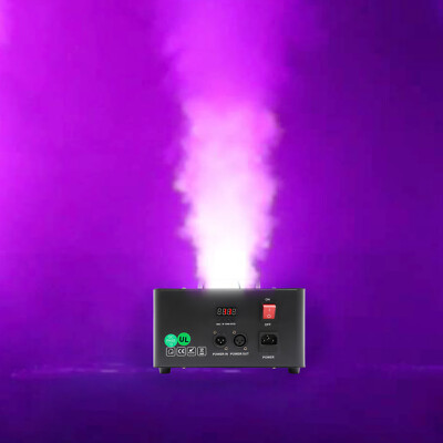 DJ Stage Fog 3 in 1 RGB 6 LED Party Smoke Machine Vertical UP-Spray ...