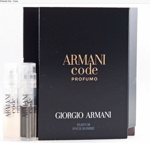 Armani CODE PROFUMO By Giorgio Armani Sample Vial 0.04fl.oz 1.2ml (NEW ...