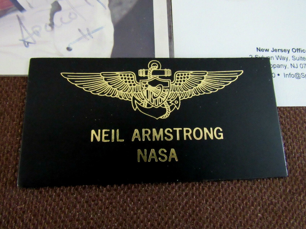 Neil Armstrong Name Tag
