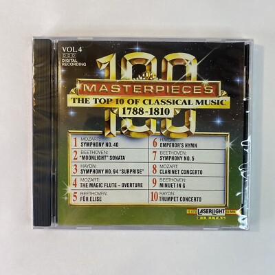 100 Masterpieces Vol. 4: Top 10 Classics 1788 - 1810 (CD, 1991 ...