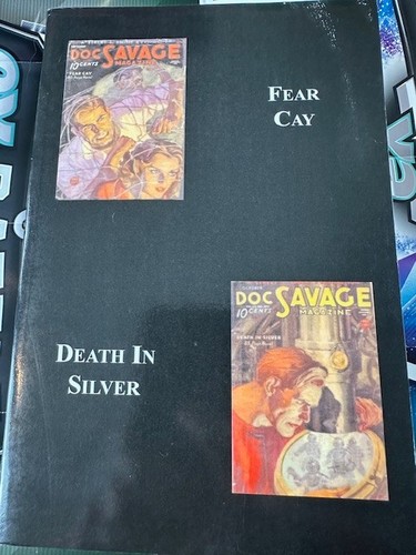 DOC SAVAGE BLACK MASK FEAR CAY & DEATH IN SILVER SOFTCOVER 9/34 10/34 ...