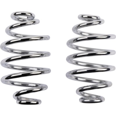 Drag Specialties Chrome Seat Springs 4 in. Chrome 0820-0238 | eBay