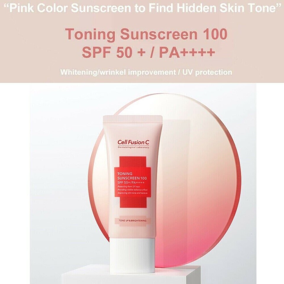 Cell Fusion C Toning Sunscreen 100 SPF 50+ / PA++++ 50ml / K-Beauty ...