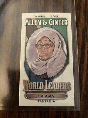 2021 Topps Allen & Ginter Chrome #MWL-18 Samia Suluhu Hassan World ...