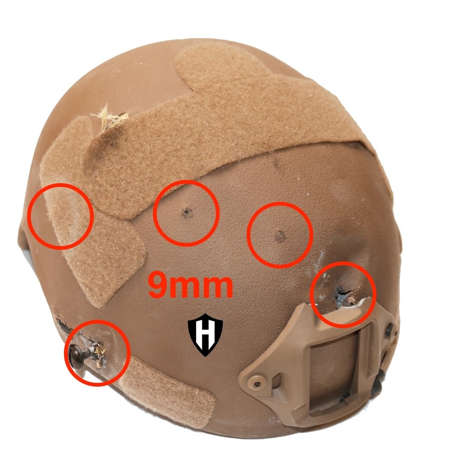 Made with Kevlar Level 3A ballistic helmet, MICH style - lab tested ...