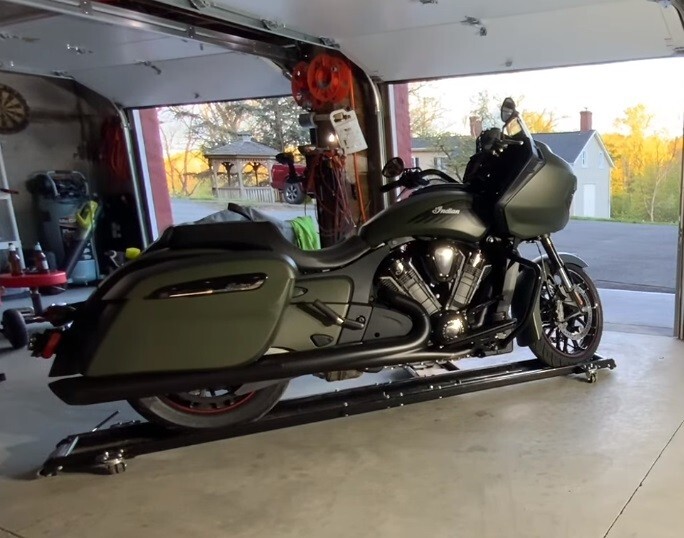 Motorcycle Dolly Low Profile Steel Swivel Casters Bike Mover Heavy Duty ...