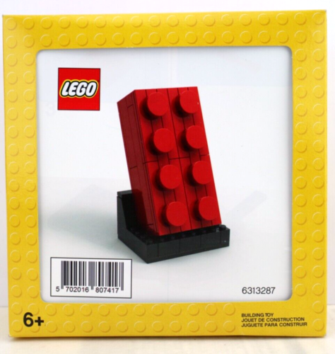 LEGO PROMO 6313287 2X4 RED BRICK LEGO BUILDING TOY 100% COMPLETE+BOX ...