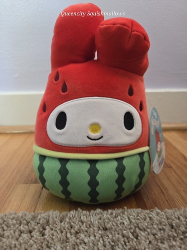 Squishmallows 6.5" Hello Kitty My Melody Watermelon 196566443105| eBay