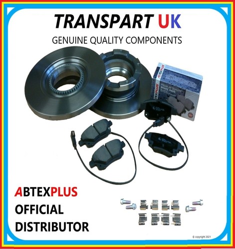*FORD TRANSIT CUSTOM MK8 2.0 2.2 FWD REAR BRAKE DISCS AND PADS WEAR ...