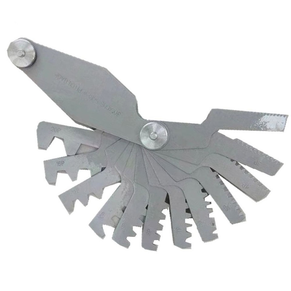 16pcs Acme Screw Pitch Gauge 29 Degree T-Thread Cutting Gage Industrial ...
