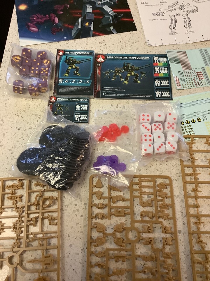 robotech rpg tactics- tactical battlegame - AS IS-not sure if complete ...