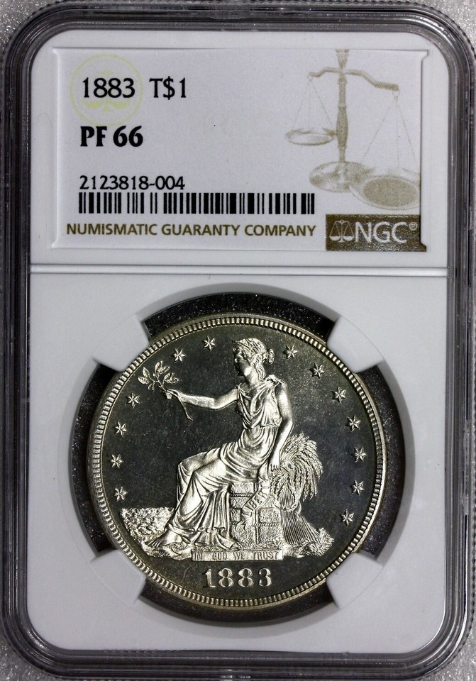 1883 $1 TRADE DOLLAR SILVER COIN-PROOF COIN-NGC PF66 | eBay