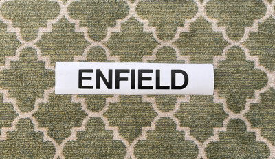 RARE TRAIN DESTINATION BLIND “ENFIELD” | eBay UK