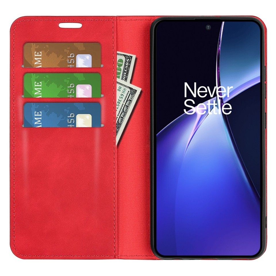 For Realme 13+ 5G Retro-skin Magnetic Suction Leather Phone Case cover ...