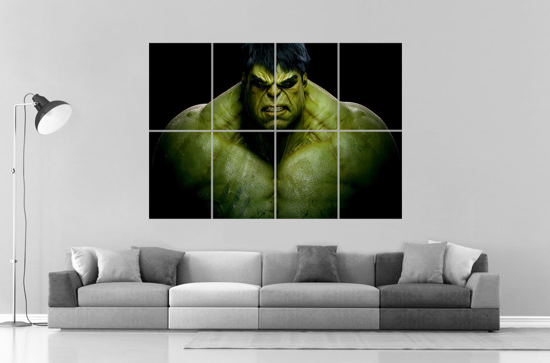 Hulk Great Hero Comics Art Poster Great Format A0 Wide Print | eBay