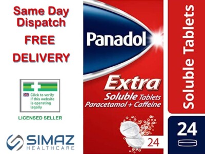 Soluble PanadoI Extra 24 Tablets STRONG 500mg PAINKILLER | eBay UK