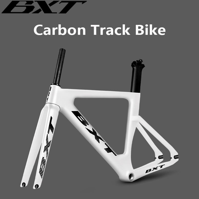 700C Carbon Track Frame Racing Bicycle Frameset Fixed Gear Bike Frame ...