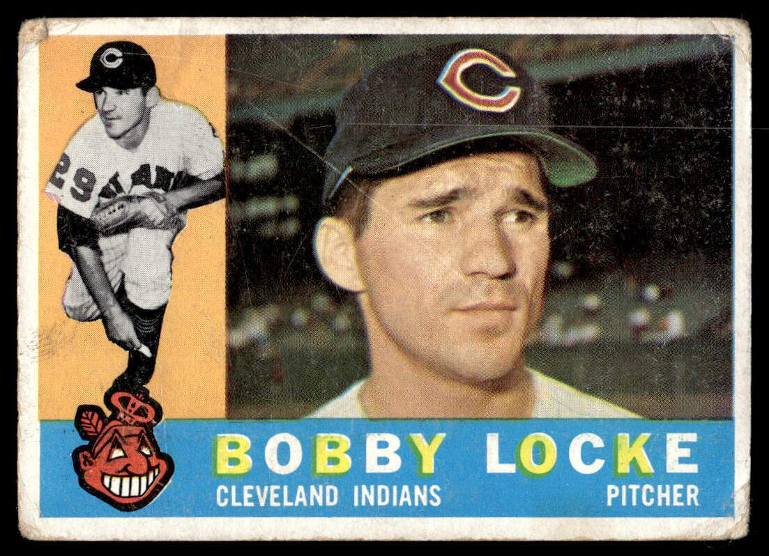1960 Topps Bobby Locke #44 Cleveland Indians Baseball Card | eBay