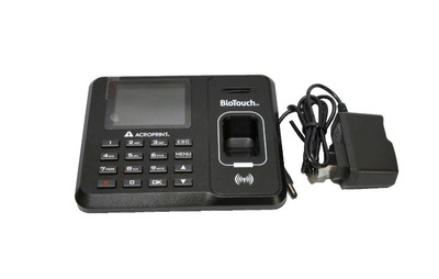 Acroprint BioTouch Self-Contained Automatic Biometric Fingerprint New ...