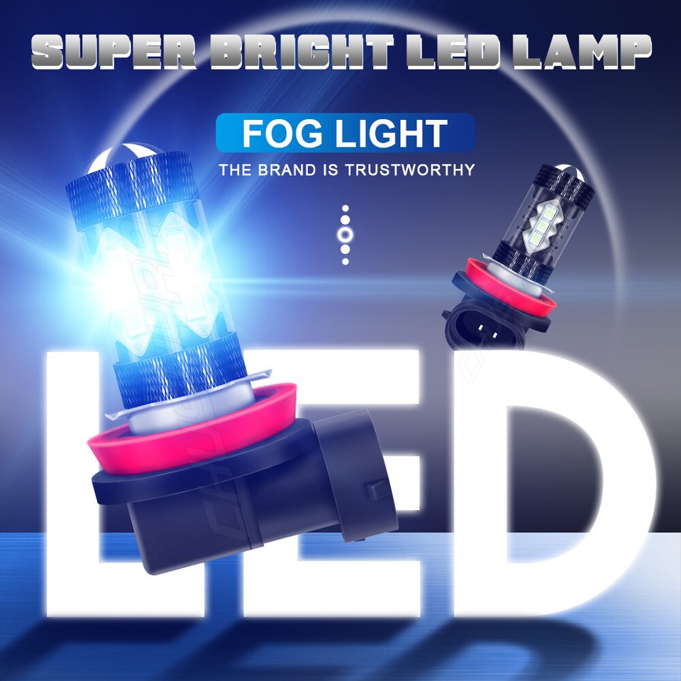 Ice Blue 8000K Fog Light Bulb For BMW 320i 328i 335i 525i 528i 535i ...