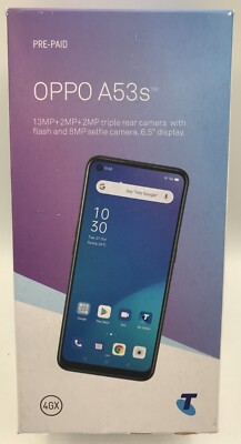 Oppo A53S Phone 128GB As New (CPH2135) Telstra Locked (Electric Black ...