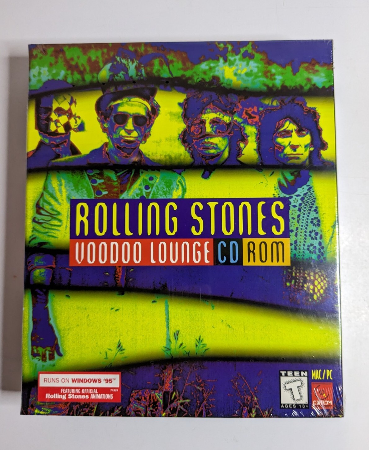 Rolling Stones Voodoo Lounge Interactive CD-ROM (Windows/Mac, 1995) NEW ...