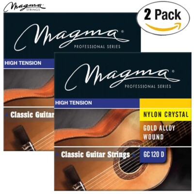 2-PACK Magma GC120D Gold Alloy Classical Guitar Strings High Tension | eBay