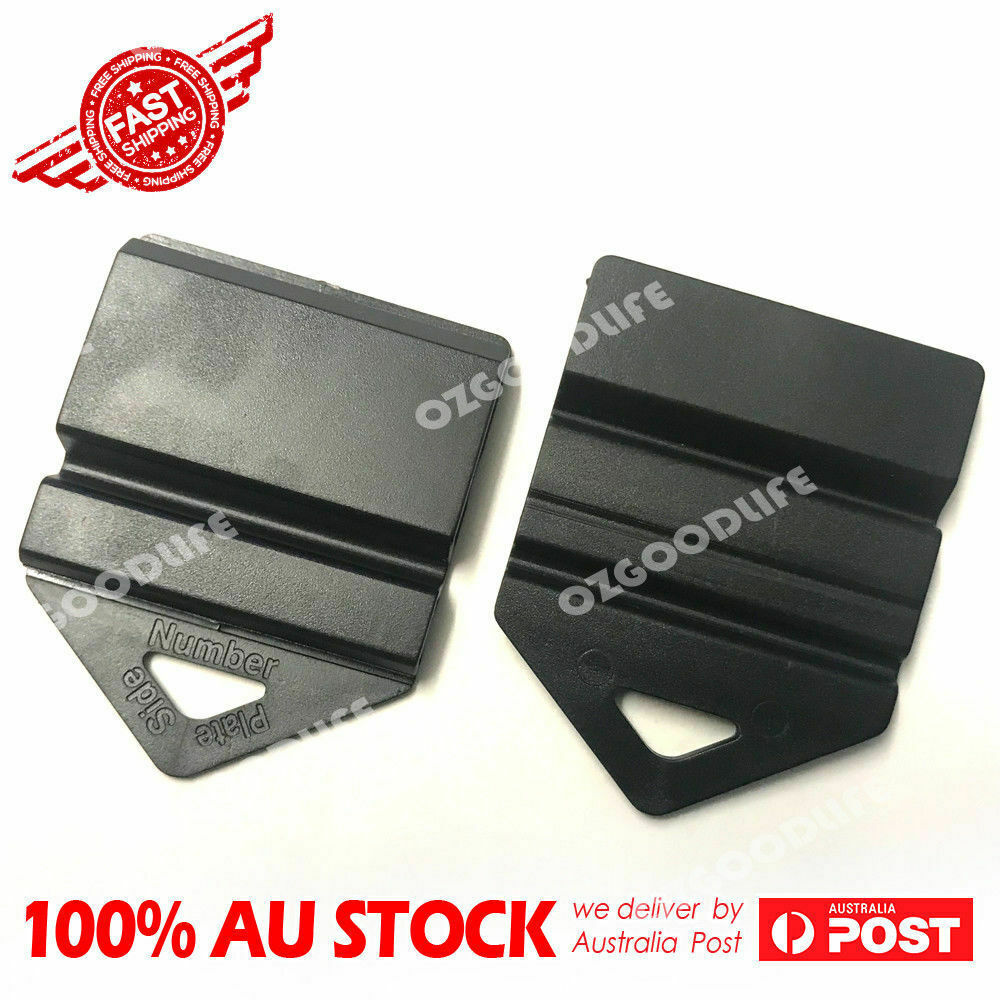 Clip It On P Plate Clips Car Number Licence Plate: 2 Piece P/L +2 Clips ...