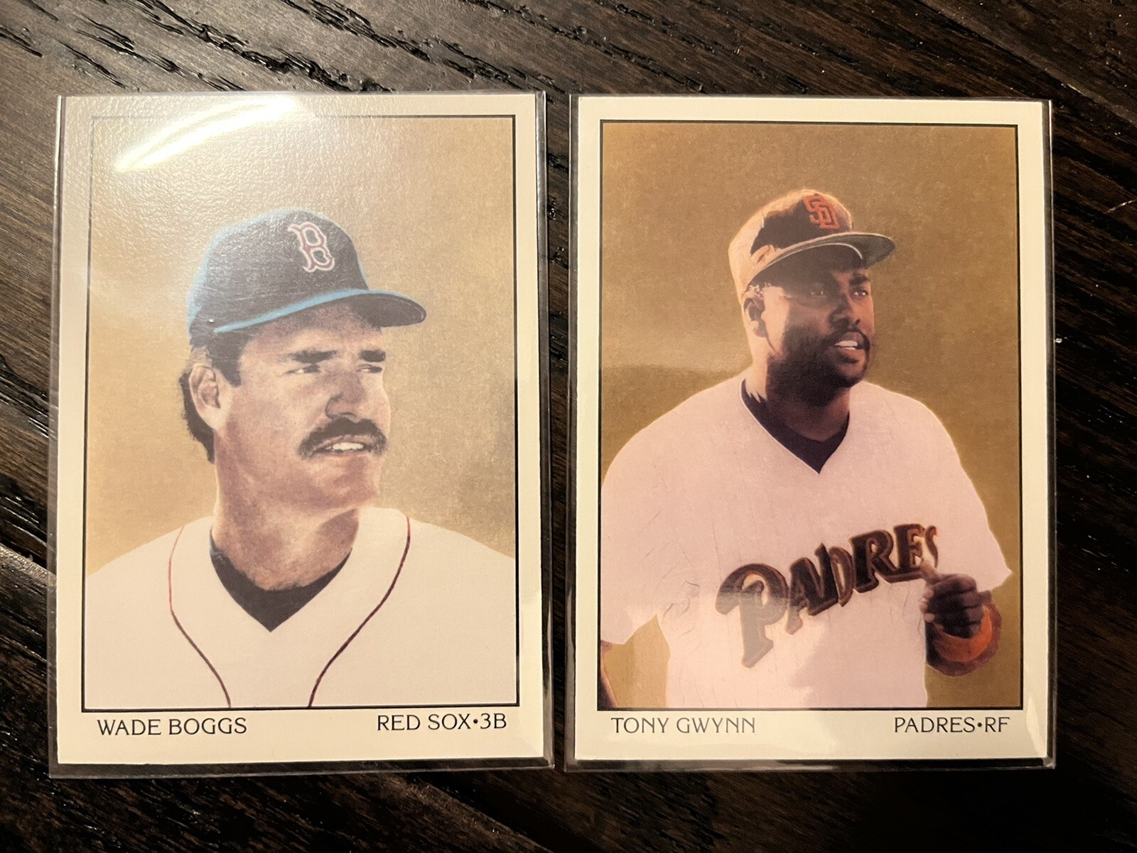 1990 SCORE DREAM TEAM TONY GWYNN + WADE BOGGS BASEBALL CARD | eBay