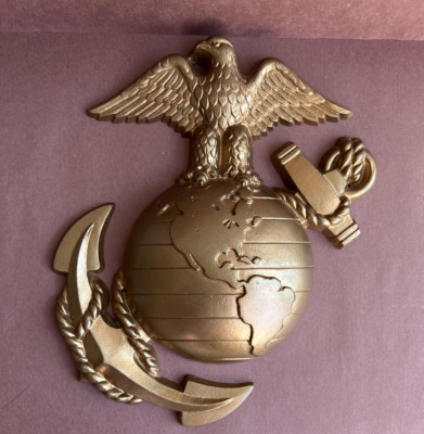Sexton 1968 USA Vintage U. S.M. Marines EGA Eagle Cast Metal Hanging ...