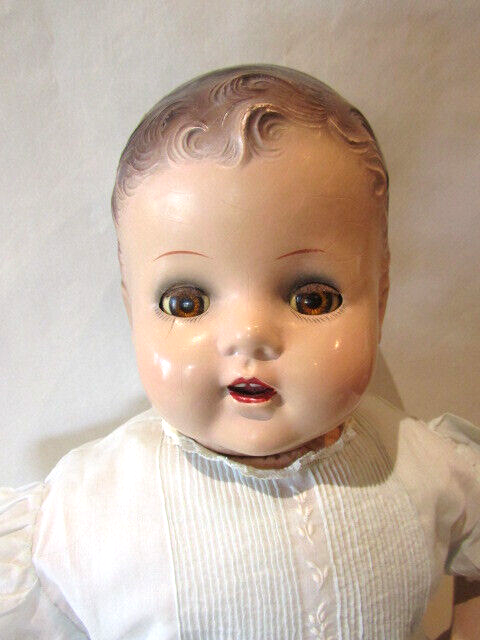 Vintage 22" Composition Baby Doll Cloth Body | eBay
