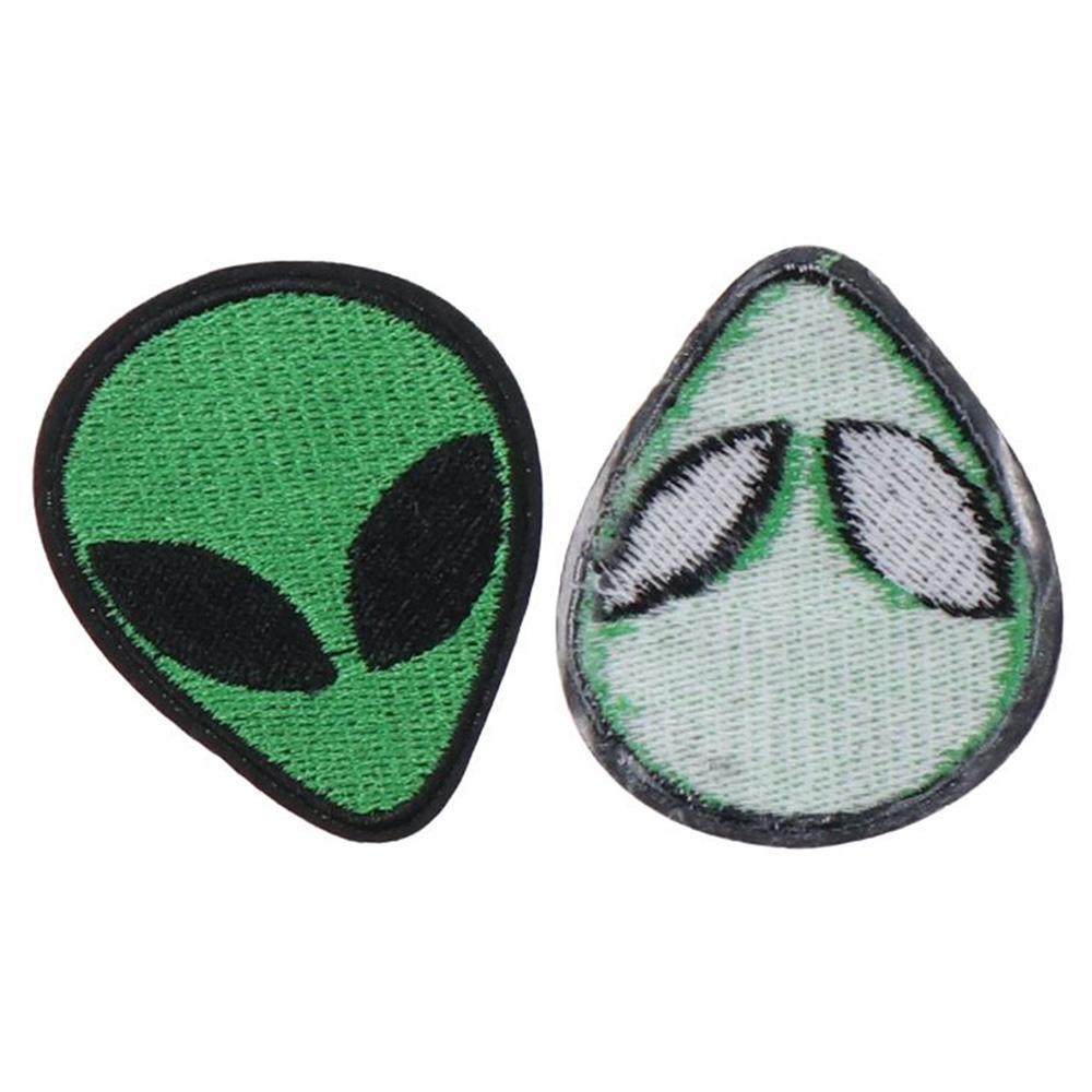 10PCS Green Alien Head Iron on UFO Clothes Alien Accessories | eBay ...