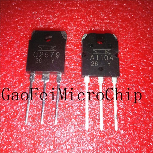 1PAIR/2PCS 2SA1104 2SC2579 A1104 C2579 1104 2579 TO-3P Transistor | eBay