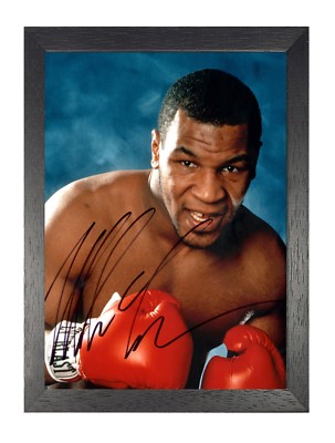 Mike Tyson Signed Photo Legendary Heavy Weight Champion Boxer Icon ...