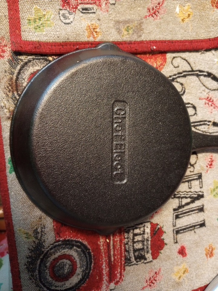 Chef Elect Cast Iron 8"Frying Pan new | eBay