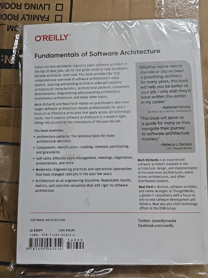 OReilly Fundamentals of Software Architecture An Engineering Approach ...