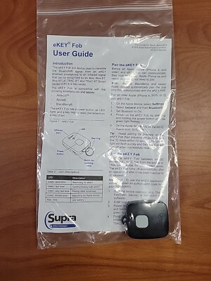 Lock Boxes - Supra Ekey Fob