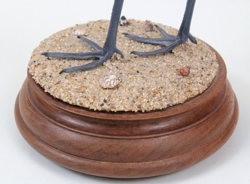 American Avocet Shorebird Signed Detailed Wood Carving Sculpture ...