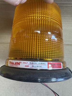 Federal Signal Electra Flash Strobe Light ORANGE | eBay