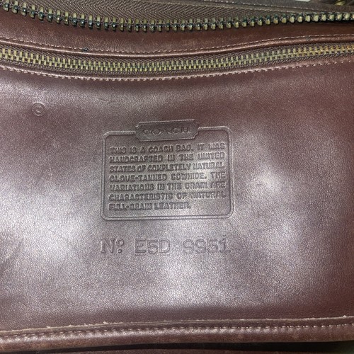 Vintage Coach 9951 Patricia Legacy Flap Brown Leather Crossbody Saddle ...