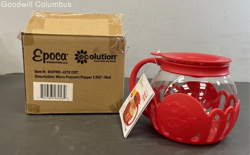 NWT- Ecolution Micro Pop Popcorn Popper (Red) | eBay